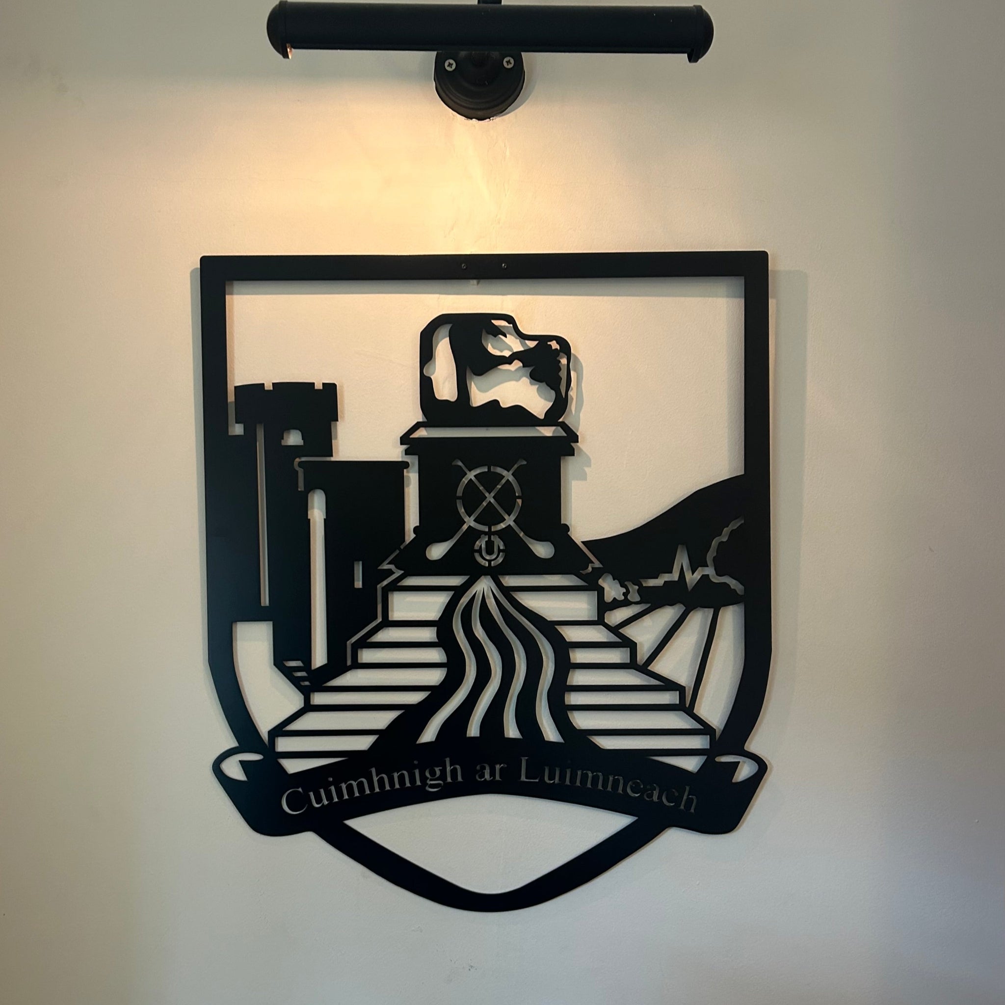 Limerick GAA Crest Metal Wall Art