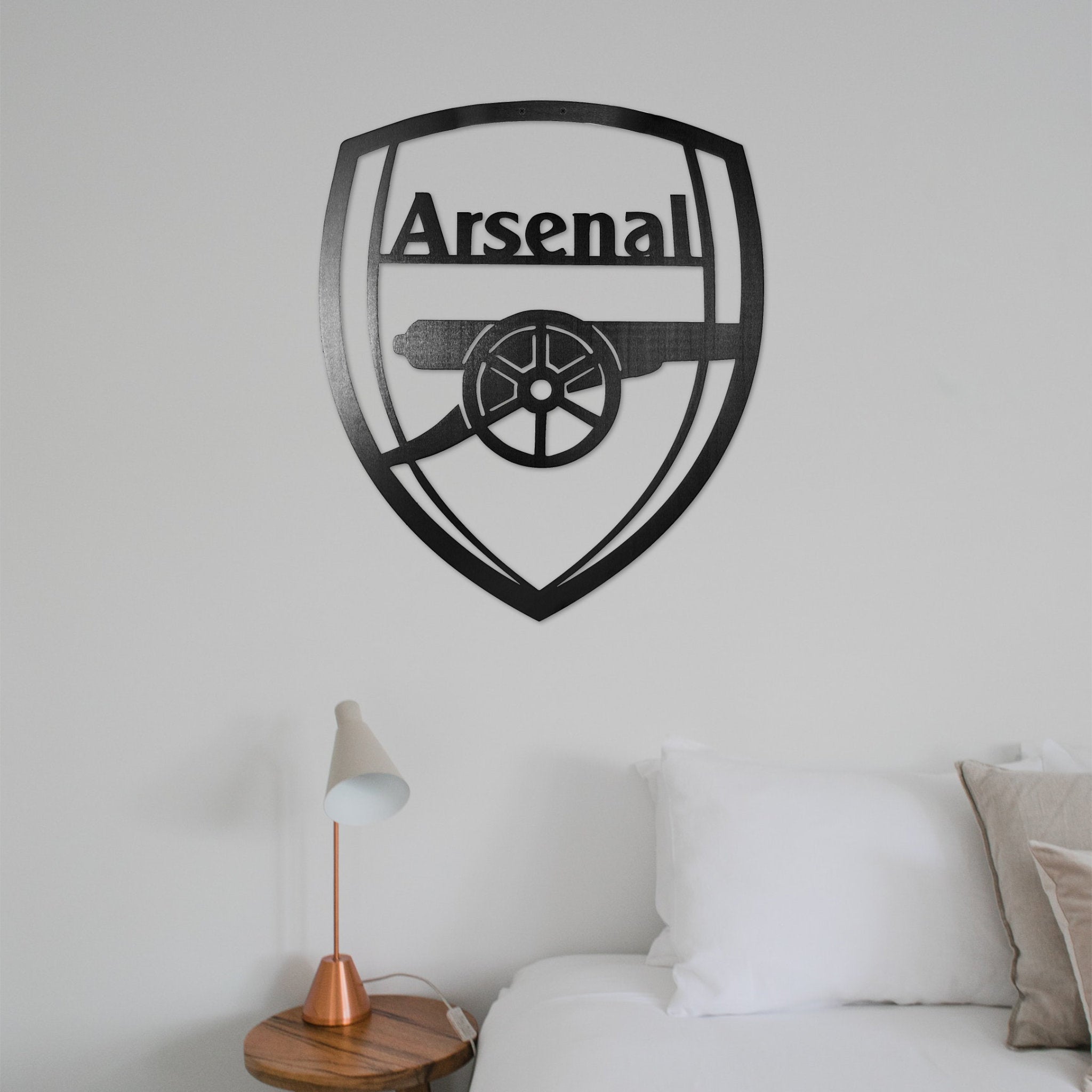 Arsenal F.C. Crest Metal Wall Art