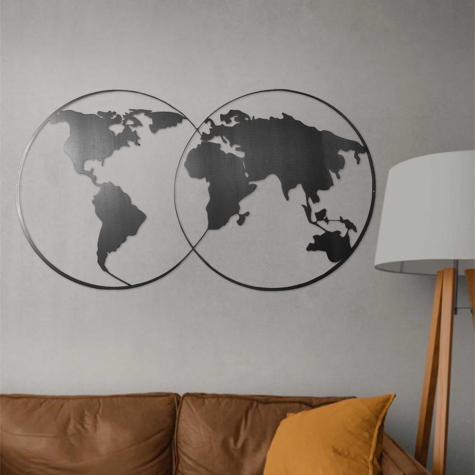 World Map Metal Sign | Wall Art – The Stainless Community